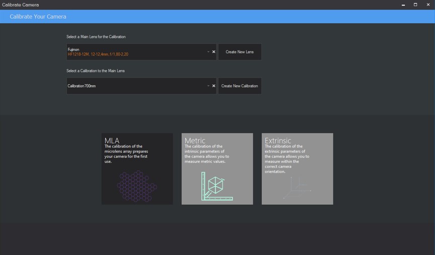 DataPlenoptic/ Calibración