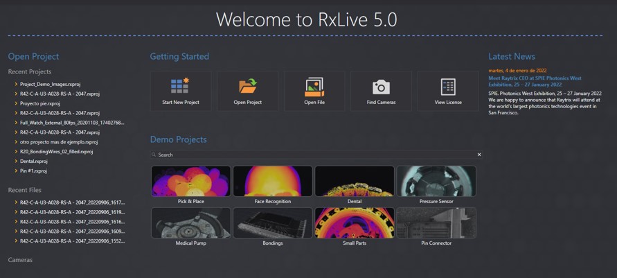 DataPlenoptic/ Configuración inicial
